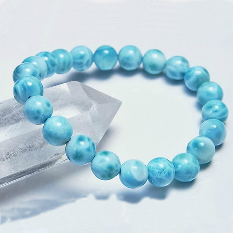 Sky blue sea stone agate bracelet freeshipping - Deegnt