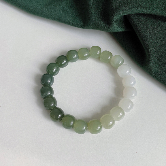 Gradient & Jade Jadeite Bracelet freeshipping - Deegnt